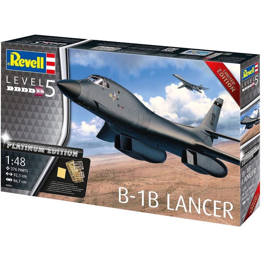 Aviao Rockwell B-1B Lancer - Platinum Edition 04963 - REVELL