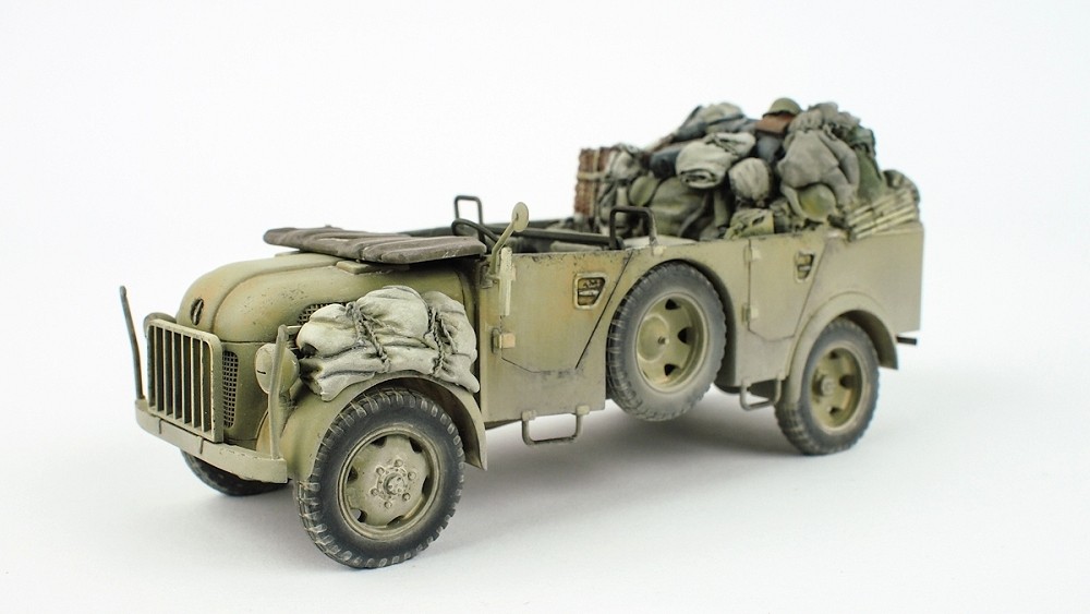 German Steyr Type 1500 A/01 - TAMIYA » Kits - Carros Civis - Veiculos