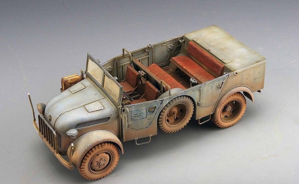 German Steyr Type 1500 A/01 - TAMIYA » Kits - Carros Civis - Veiculos