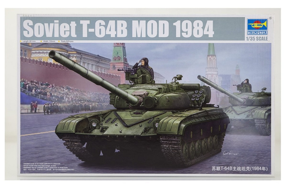 Tanque Soviet T-64B MOD 1984 - TRUMPETER » Kits - Carros Civis
